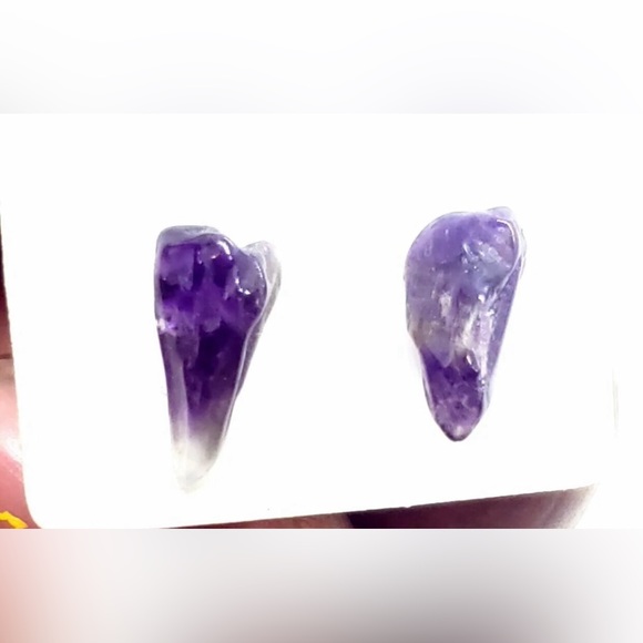 Hand Crafted | Jewelry | Amethyst Fang Tooth Claw Talon Spike Wolf Vamp ...